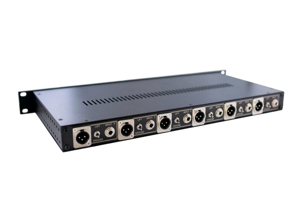 LE-6A - Six Channel Line Isolator Rack Mount | Pinstripe Pedals